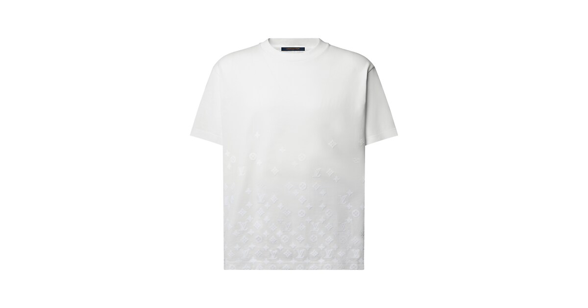 เสื้อยืดลาย Monogram Gradient แบบ Flock - เสื้อผ้า หลุยส์ วิตตอง ...